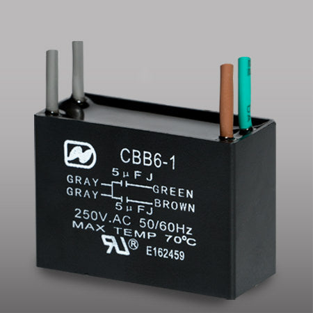 Capacitor para Ventilador Capacidad 5+5 (μF) Acabado Negro – La ...