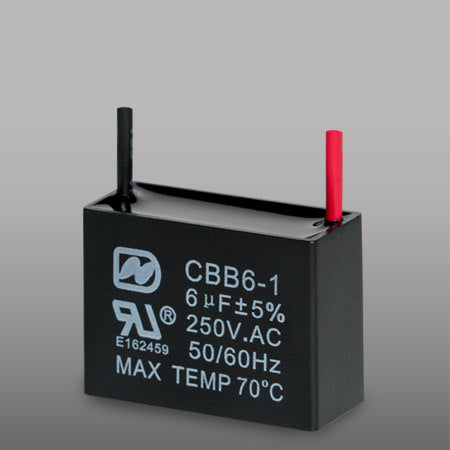Capacitor para Ventilador Capacidad 6.0 (μF) Acabado Negro – La ...